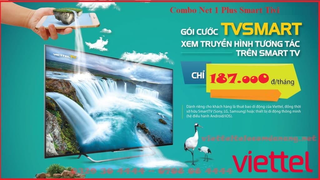 Gói cước internet cáp quang Combo Net 1 Plus Smart Tivi tại Đà Nẵng