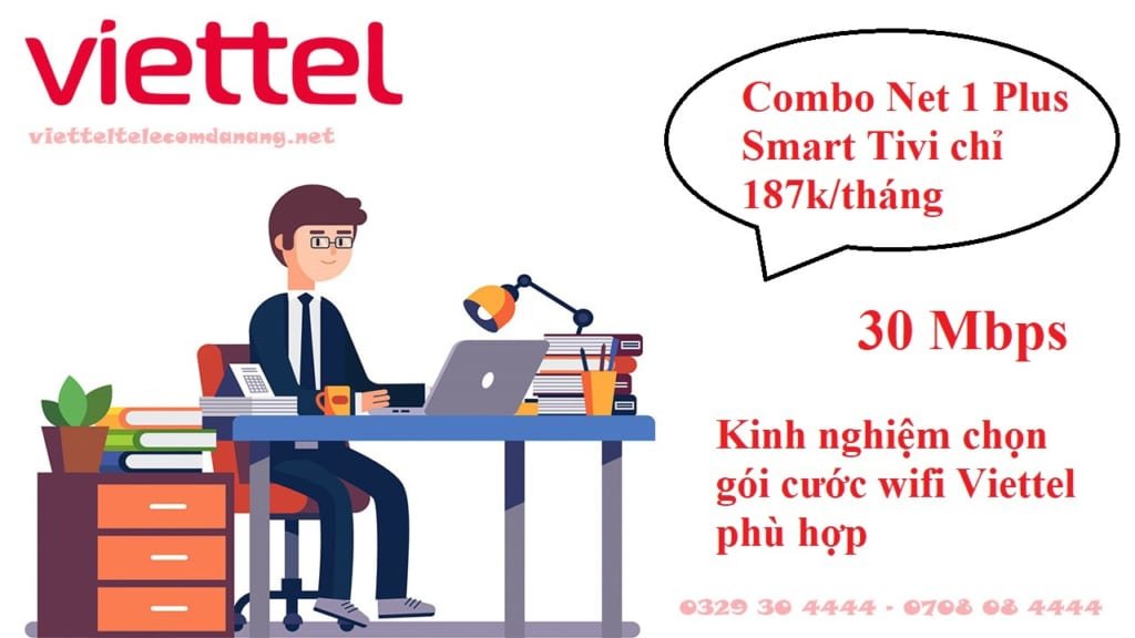 Gói cước internet cáp quang Combo Net 1 Plus Smart Tivi tại Đà Nẵng